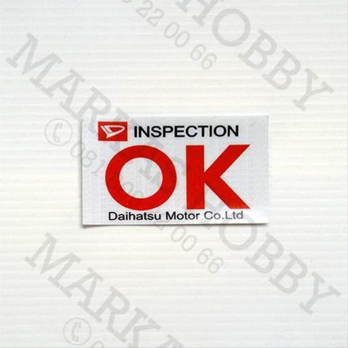 Stiker / Sticker Daihatsu Inspection Single | Lazada Indonesia