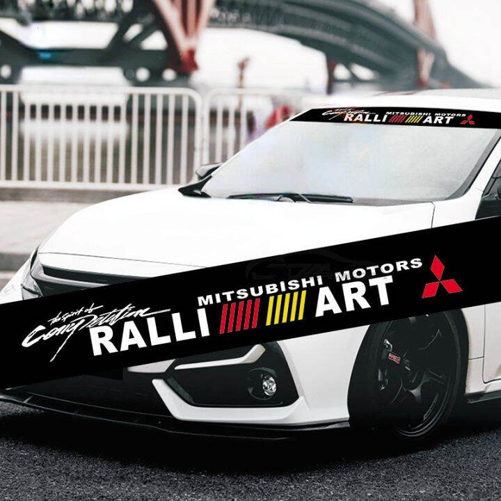 Car Ralli art Universal Windshield reflective sticker | Lazada PH