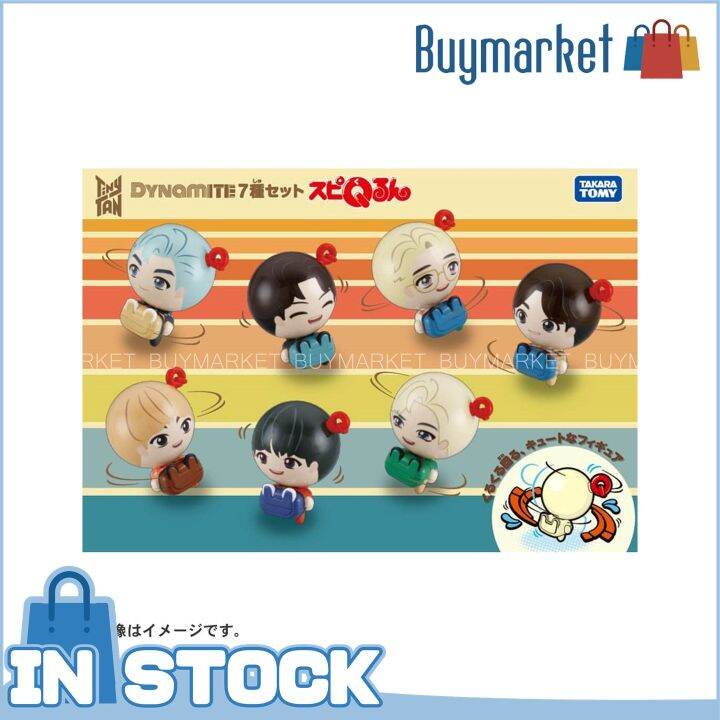 [ของแท้] Takara Tomy TinyTan - Spi'Qrun TinyTan 7 Pack Set (BTS Mini Figure) | Lazada.co.th