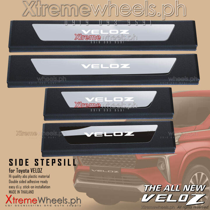 Toyota Veloz 2022-2024 4pcs Thailand Slim Side Door Step sill ...