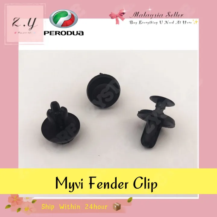 10pcs Toyota & Perodua Bezza Myvi Fender Liner Clip Small Clip | Lazada