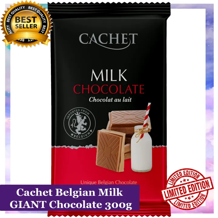 Cachet Belgian Milk Chocolate 300g GIANT BAR | Lazada PH