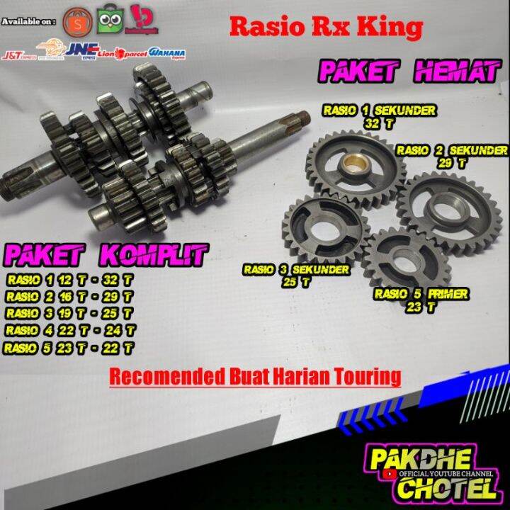 Rasio Rx King Harian Touring Drag GARANSI !!! Rasio Rxking 23 Mata dan ...