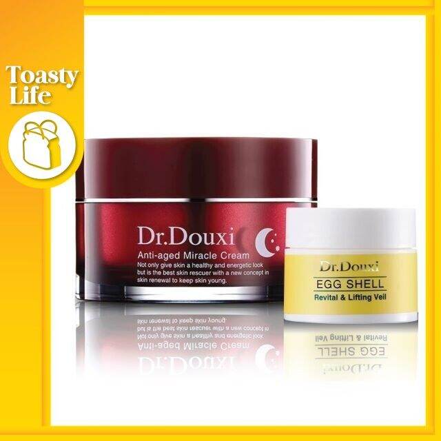 SET 1+1 [ Dr.Douxi ] Anti-aged Miracle Cream 凍齡熬夜奇蹟霜50ml 送 賦活新生卵殼膜 20g【Toasty Life 】 | Lazada