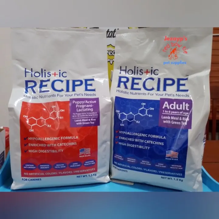 HOLISTIC RECIPE Original Packaging Dog Food Puppy Adult 1.5kg | Lazada PH