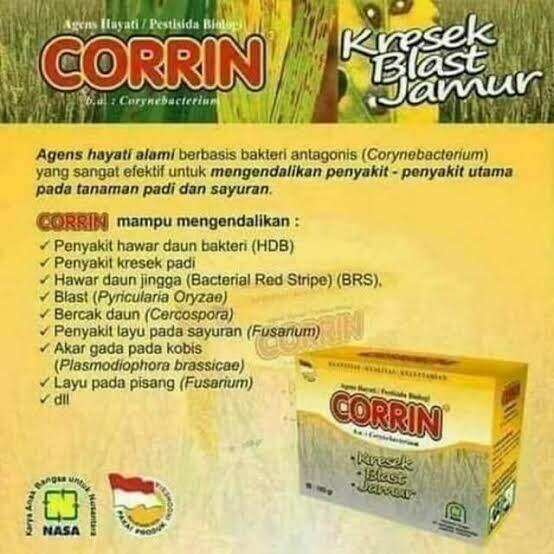 Corrin Nasa Agen Hayati pengendali Hama Organik / Corin Nasa Original ... Corrin Nasa Agen Hayati pengendali Hama Organik / Corin Nasa Original ...