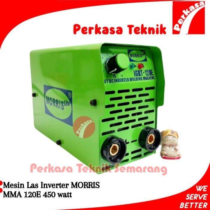 Mesin Las Inverter MORRIS MMA 120E 450 watt IGBT | Lazada Indonesia