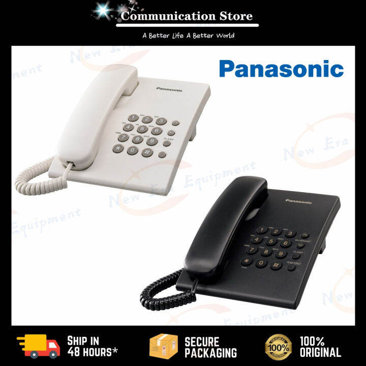 【จัดส่งจากกรุงเทพฯ】Panasonic KX-TS500MX โทรศัพท์รุ่นนิยม (Single Line Telephone) ถูกมาก โทรศัพท์ ...