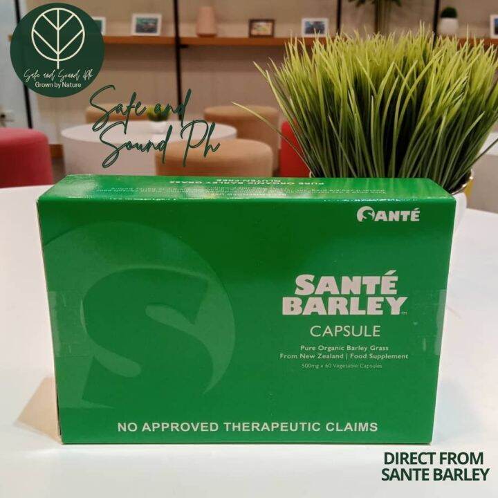Sante Barley Pure Capsule New Zealand (500mg/60 Capsules) | Lazada PH