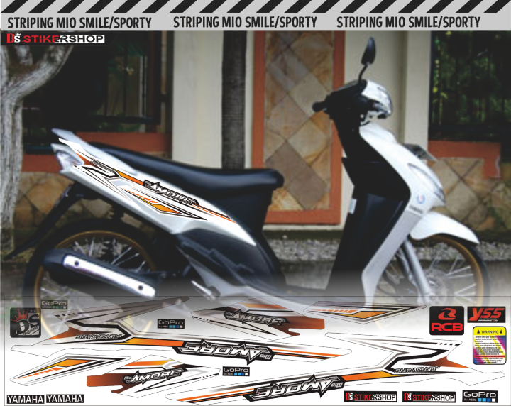 striping mio amore putih oren | Lazada Indonesia