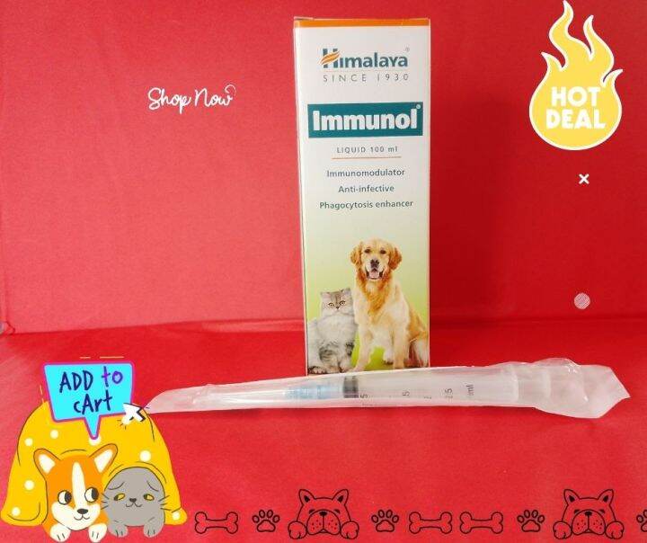 Himalaya IMMUNOL Liquid 100ml with 1 FREE SYRINGE(white box) | Lazada PH