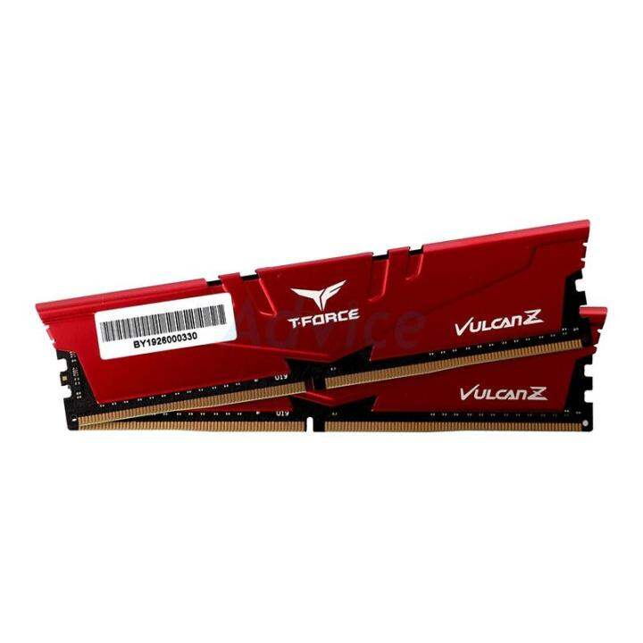 TEAM แรม RAM DDR4(3000) 16GB (8GBX2) Vulcan Z Red | Lazada.co.th