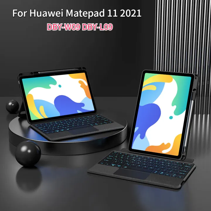 Magnetic Detachable Touchpad Bluetooth Keyboard Mouse Case For Huawei