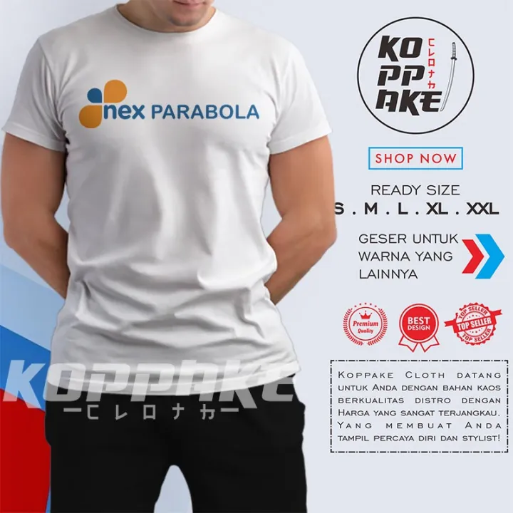 Kaos nex PARABOLA Logo Baju Perusahaan | Lazada Indonesia