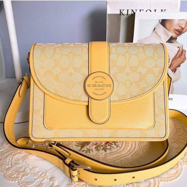 Coach C8307 Lonnie Crossbody In Signature Jacquard Women's Bag - Retro ...