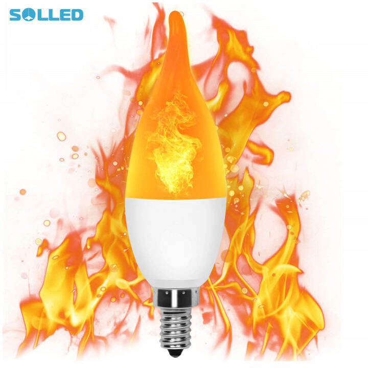 SOLLED SOLLED Bóng Đèn LED Mô Phỏng Ngọn Lửa Đèn Nến Để Trang Trí Nhà ...