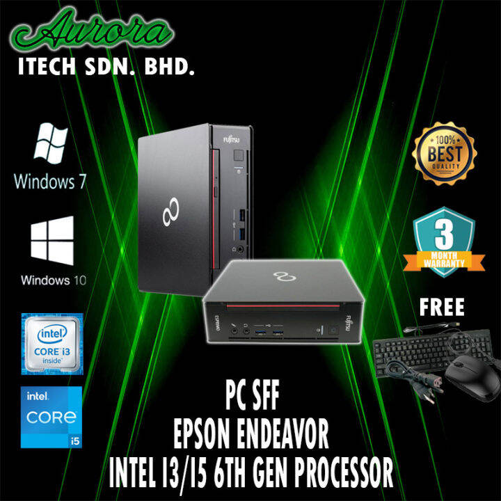 (Refurbished) Intel Core i3 6Gen / i5 6Gen Fujitsu Esprimo Q556 Desktop ...