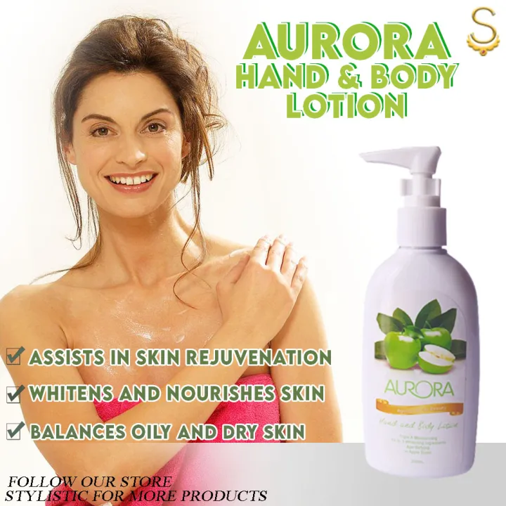 Aurora HAND & BODY LOTION 200ml Whitening, Triple A Moisturizer, Age ...
