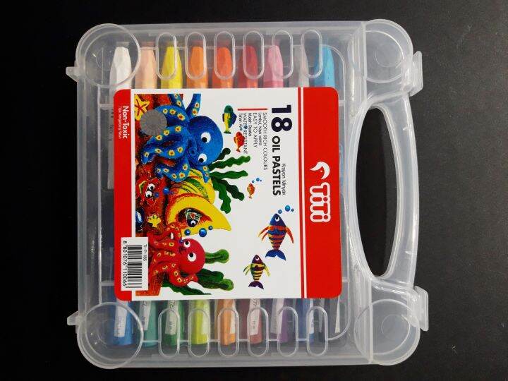 Crayon 18 Titi Oil Pastels Krayon Pastel Minyak | Lazada Indonesia