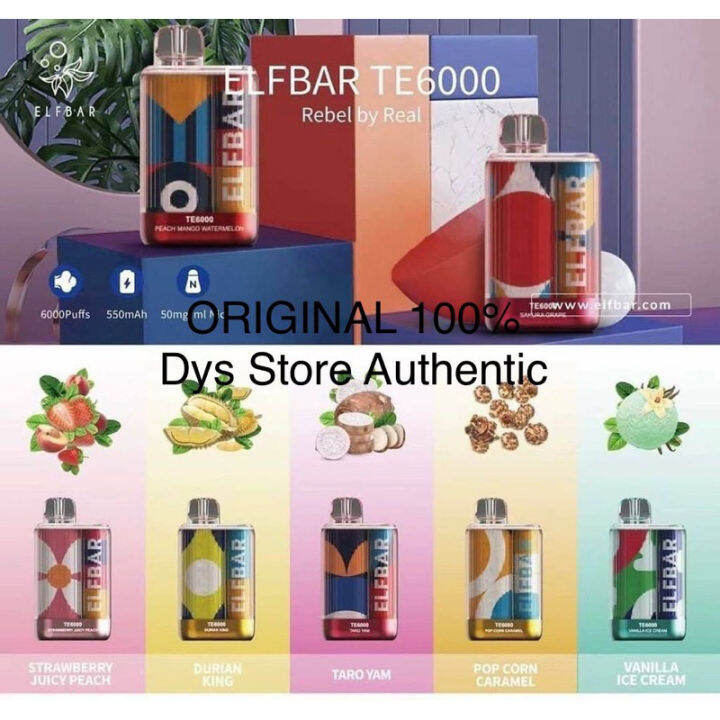 SALE NEW RELEASE - READY STOCK ORIGINAL ELFBAR 6000 ELF BAR TE6000 (NEW ...