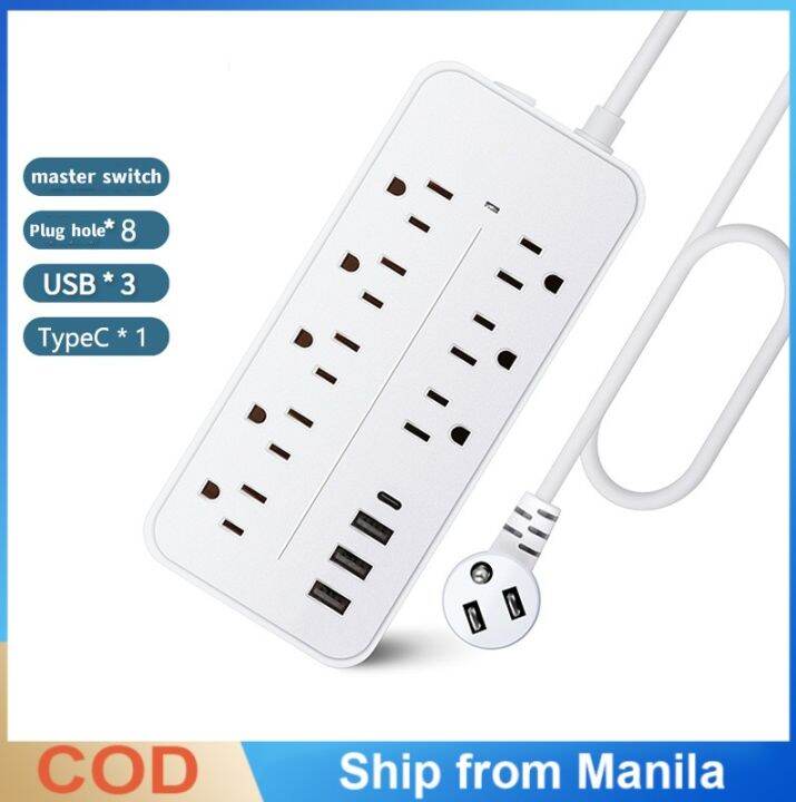 Power Strip Socket Plug-in with USB Socket Multi-function Plug-in Board ...