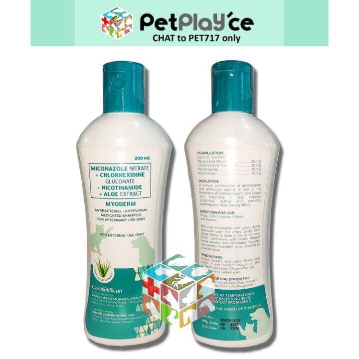 Myoderm Shampoo for Dogs and Cats Liquid 200ml Cani | Lazada PH