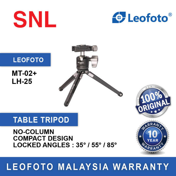 Leofoto MT-02+LH-25 Mini Table Tripod | Lazada