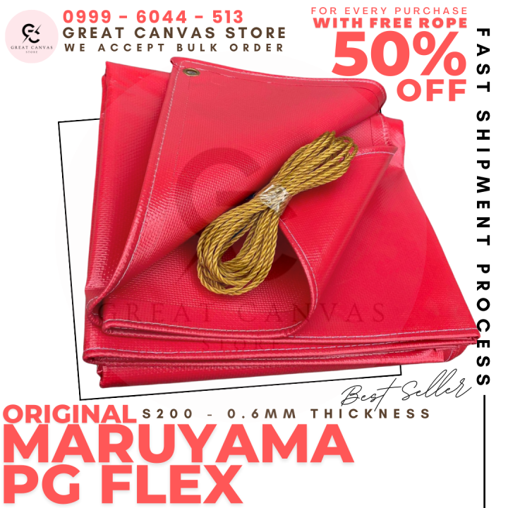 WITH FREE ROPE ! 10x12ft Original Maruyama PG Flex S200 Waterproof ...