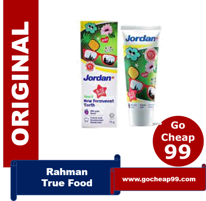 Jordan Kid's Toothpaste (Step 2) (6-12 years) 75gm | Lazada