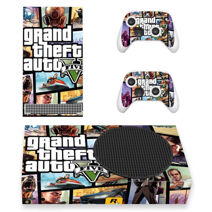 Grand Theft Auto GTA สติกเกอร์ผิวรูปลอกสำหรับ Xbox Series S คอนโซลและ ...