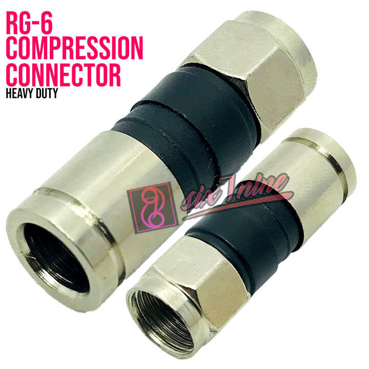 RG-6 Compression Connectors RG6 (Per Piece) | Lazada PH