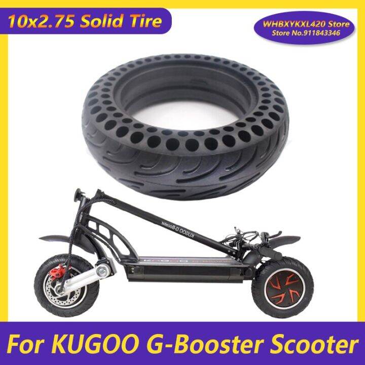 10X2.75 Solid Tire For Kugoo G-Booster G2 Pro Electric Scooter Non ...