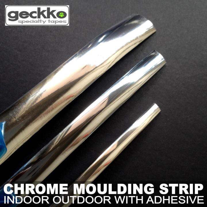 CHROME MOULDING STRIP by Geckko Specialty Tapes , Chrome sticker ...