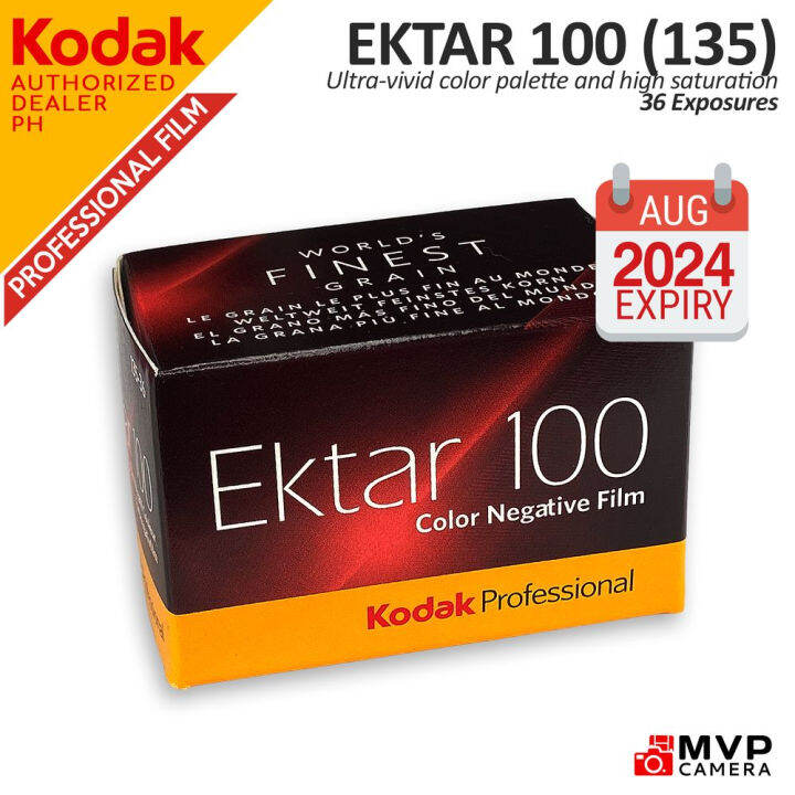 KODAK EKTAR Professional 100 (1 ROLL) 135 35mm Color Negative Film 36 EXP C41 PROCESS MVP CAMERA ...