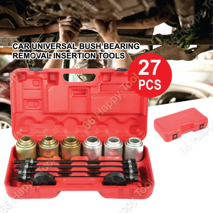 27pcs Car Universal Bush Bearing Removal Insertion Tools Set Press Pull ...