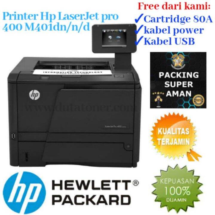 Printer HP LaserJet Pro 400 M401dn M401n M401d M401 garansi Murah Berkualitas Siap Pakai ...