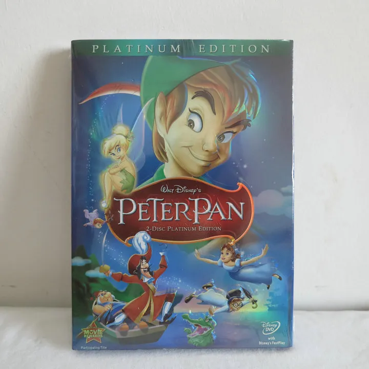 Peter Pan 2DVD HD cartoon disc original sound pure English original animation | Lazada PH