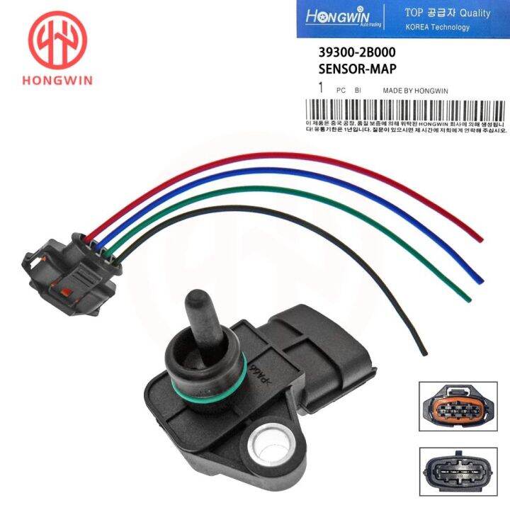 HONGWIN Brand New Map Sensor 39300-2B000 / 9470930504 For Hyundai Kia ...