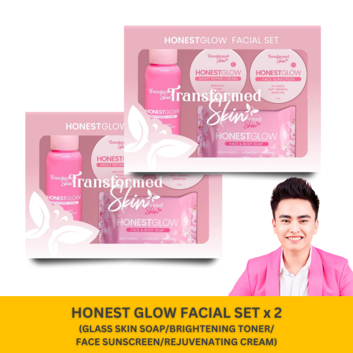 Honest Glow Transformed Skin Facial Rejuvenating Set | Lazada PH