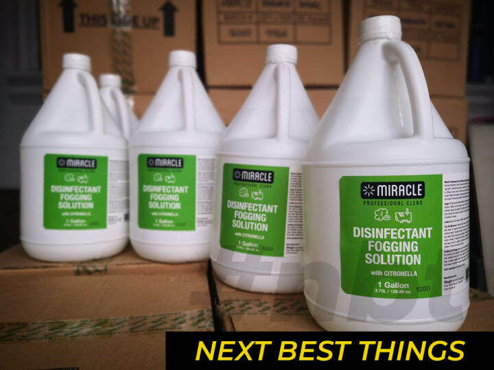 Miracle Disinfectant Fogging Solution / Fog Solution (Double Action ...