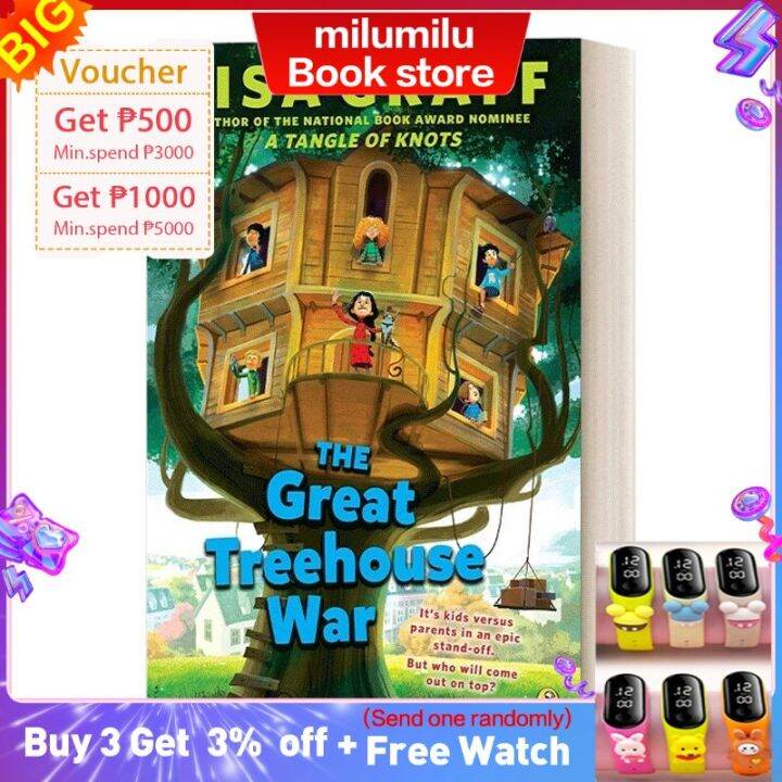 Milumilu The Great Treehouse War Lisa Graff Original English literary ...