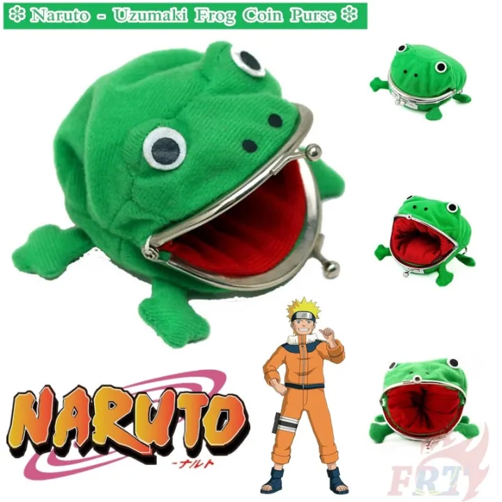 ۩ กระเป๋าสตางค์กระเป๋าใส่เหรียญการ์ตูน naruto - uzumaki frog | Lazada.co.th