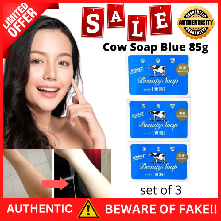 Cow Soap Blue 85g set of 3 | Lazada PH