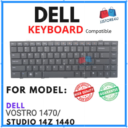 Dell Vostro 1470 Studio 14Z 1440 Laptop Keyboard (DELL14) | Lazada