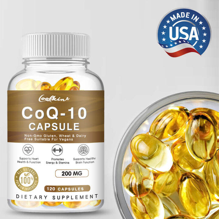 Coenzyme Q-10 Capsules - Ultra High Absorption Coenzyme Q10 Supplement ...