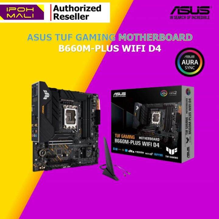 ASUS TUF GAMING B660M-PLUS WIFI D4 LGA1700 MOTHERBOARD | Lazada
