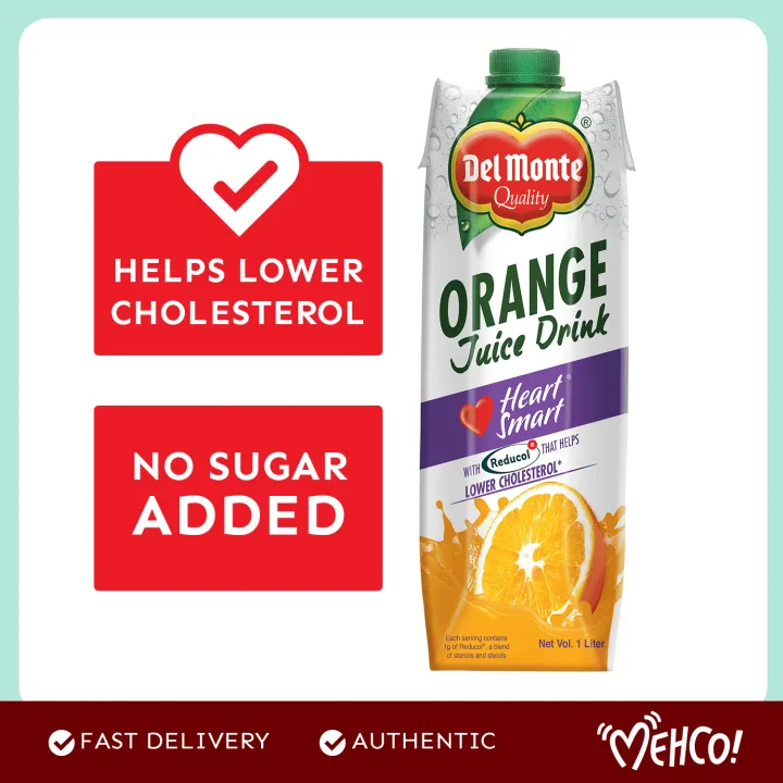 Del Monte Heart Smart Orange Juice (1L) | Lazada PH