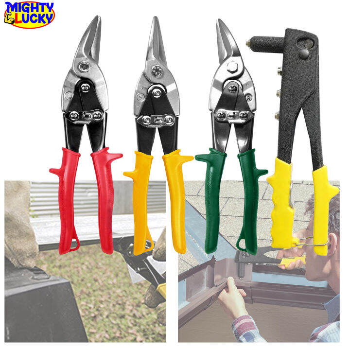 Metal Sheet Cutter Aviation Snips / Heavy Duty Hand Riveter | Lazada PH