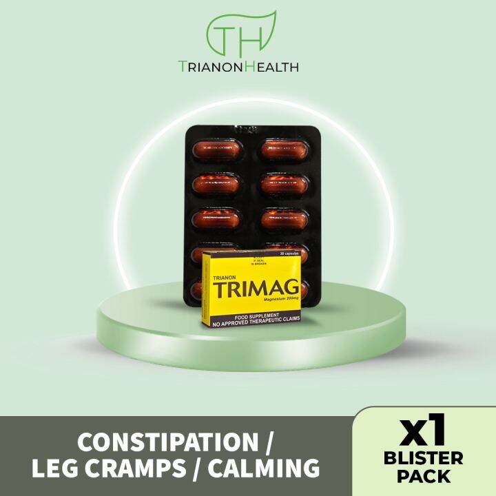 Trimag Magnesium Food Supplement (10 capsules) | Lazada PH