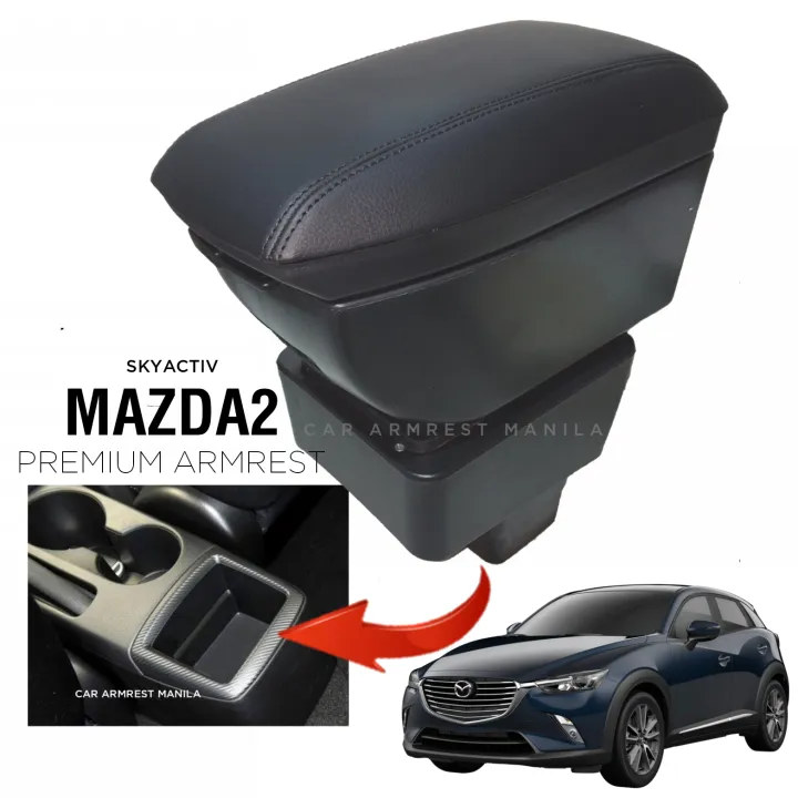MAZDA 2 Gen4 (2014~2022) PREMIUM ARMREST CONSOLE BOX | Lazada PH